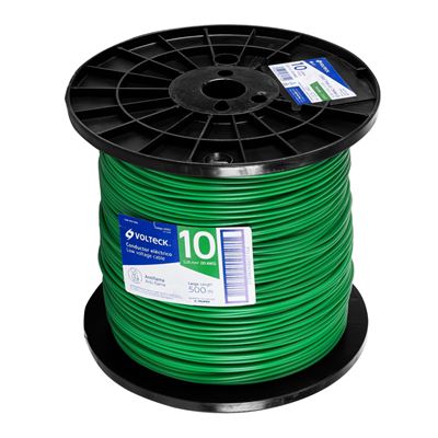 Cable thw 10 verde x metro Código: 40122 - Job Ferreterias