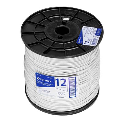 Cable thw 12 blanco x metro Código: 40113 - Job Ferreterias