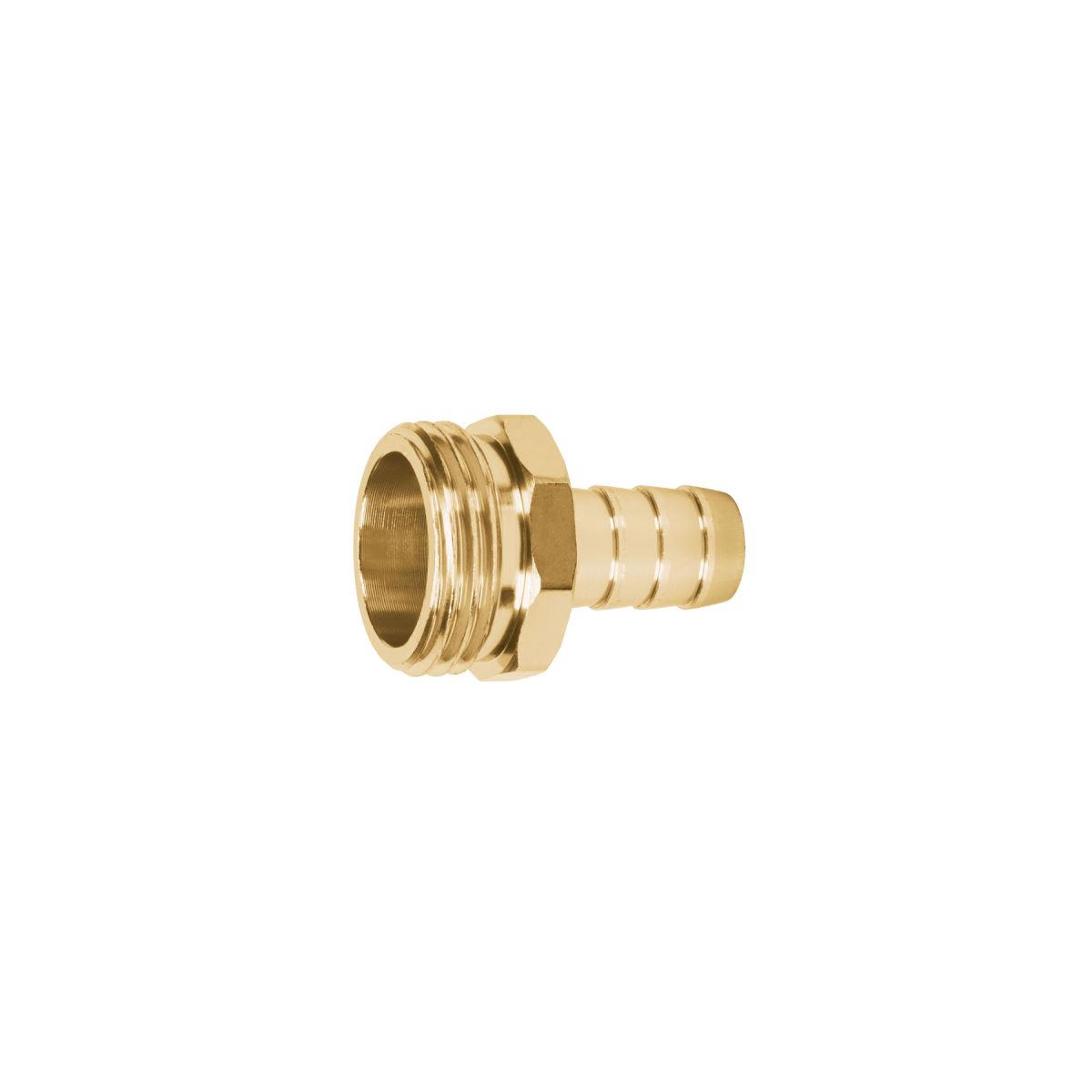 Conector sencillo de aluminio 1/2' macho Código: 101157 - Job Ferreterias